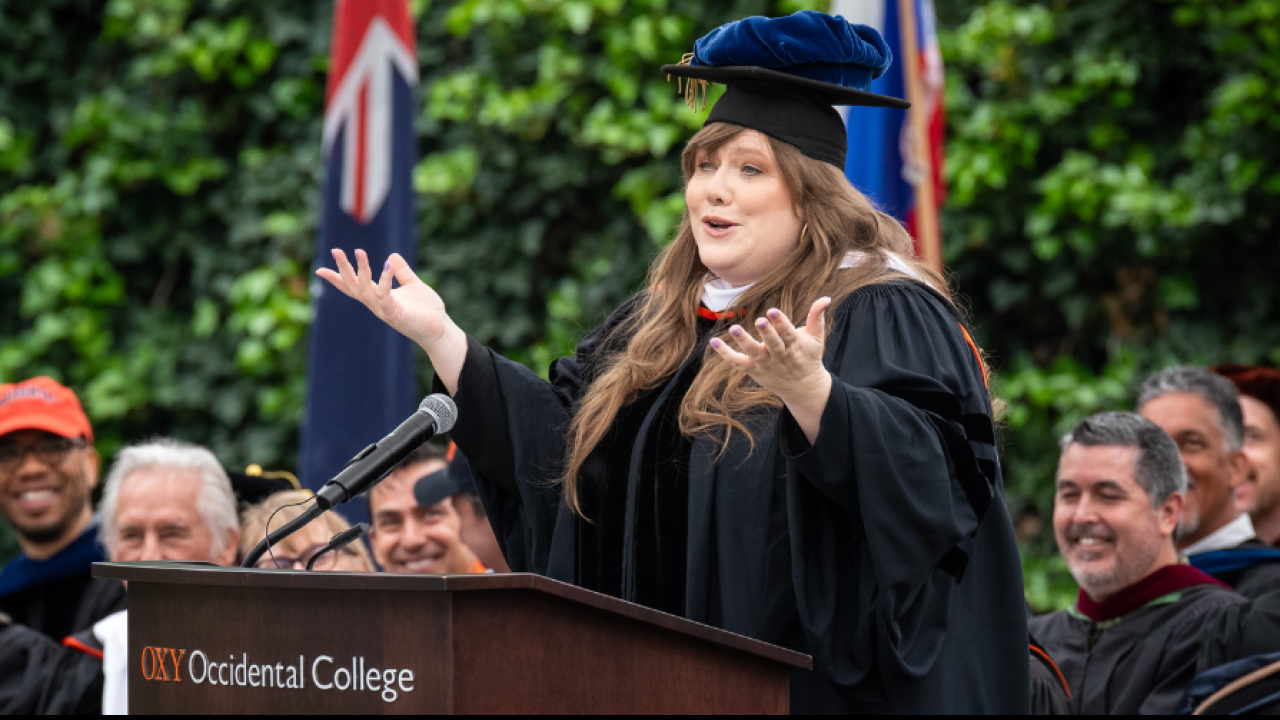 Lindy West ’04 Addresses Class of 2024 at Commencement | Occidental College