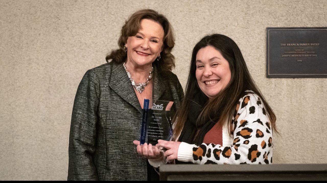 Emerita Professor Lynn Mehl Honored by SCIAC | Occidental College